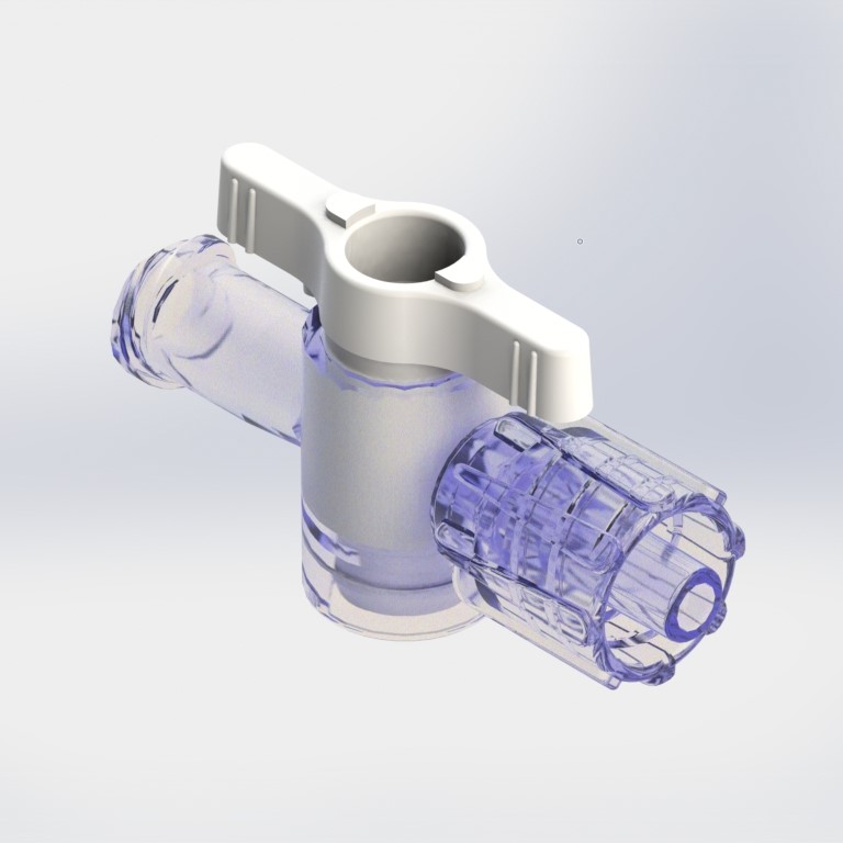 Stopcock 1 Way 360 1805 FRM SN4 2A:W - Elcam Medical OEM